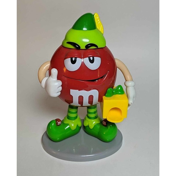 M&M'S | Accents | Mms Collectible Red Santas Lil Elf Candy Dispenser ...